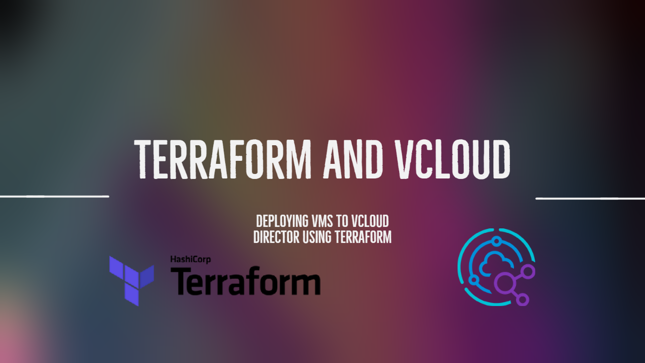 vCloud Director and Terraform · Stuff About Cloud